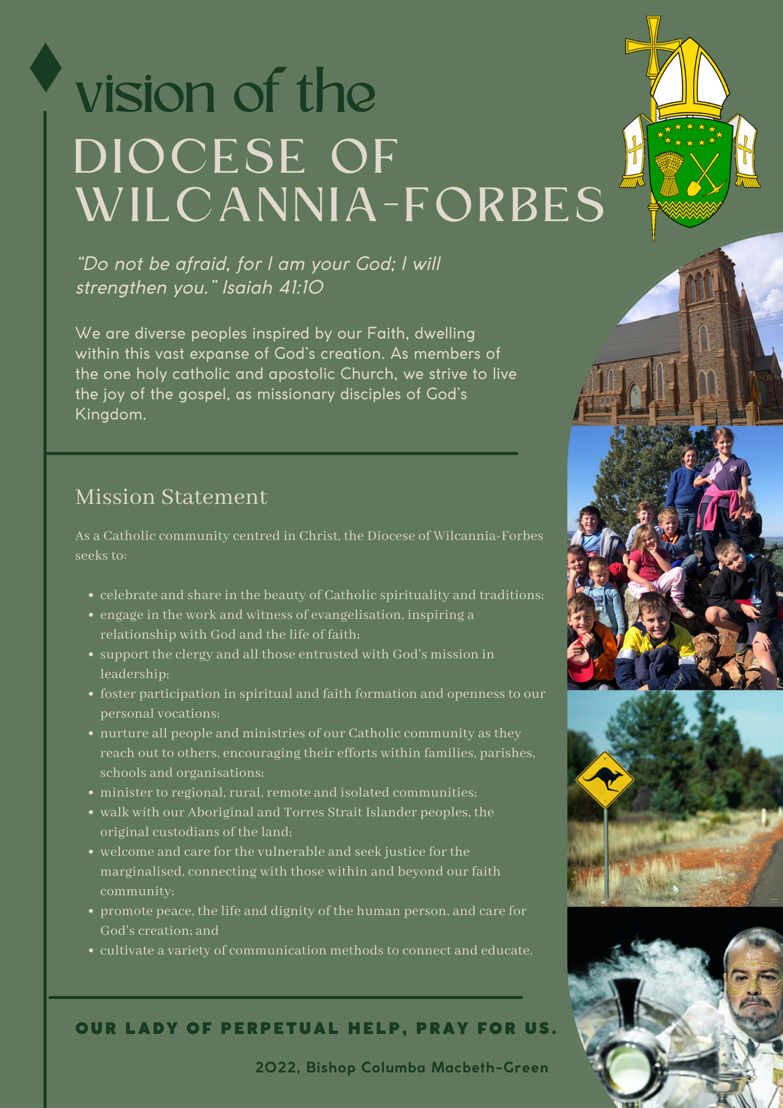 Our Vision Statement – Catholic Diocese of Wilcannia-Forbes